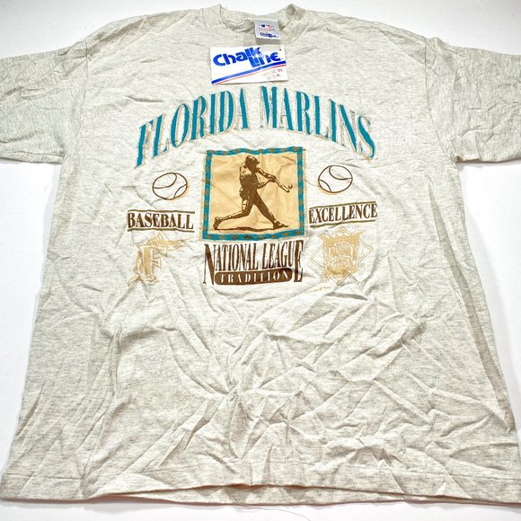 Chalk Line | Shirts | Vintage Chalk Line Mlb Florida Marlins Tshirt New ...